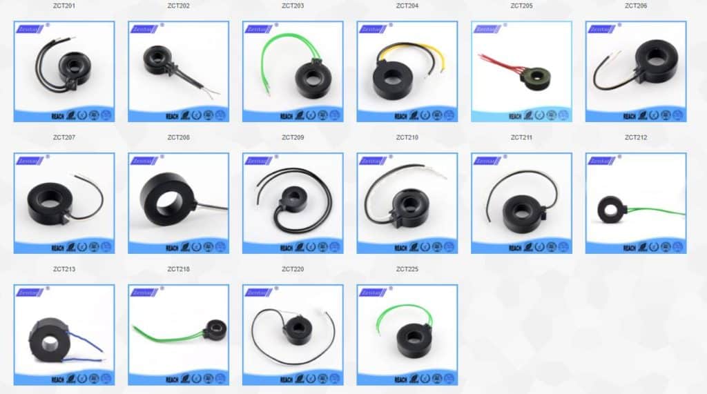 Zero phase current transformers - Xiamen ZTC Technology Co.,Ltd