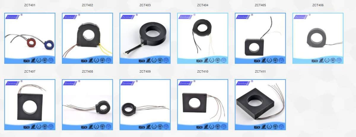 Zero phase current transformers - Xiamen ZTC Technology Co.,Ltd